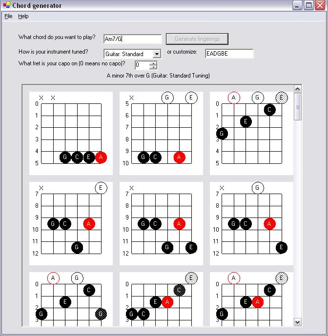 Chorderator Chord Generator